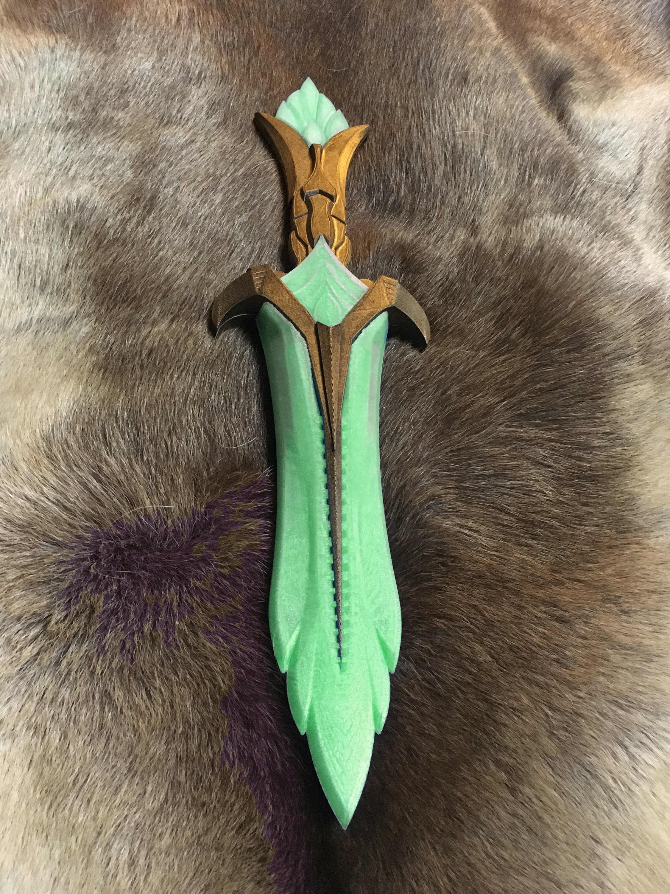 Skyrim Glass Dagger 3D Printed Unofficial | Etsy