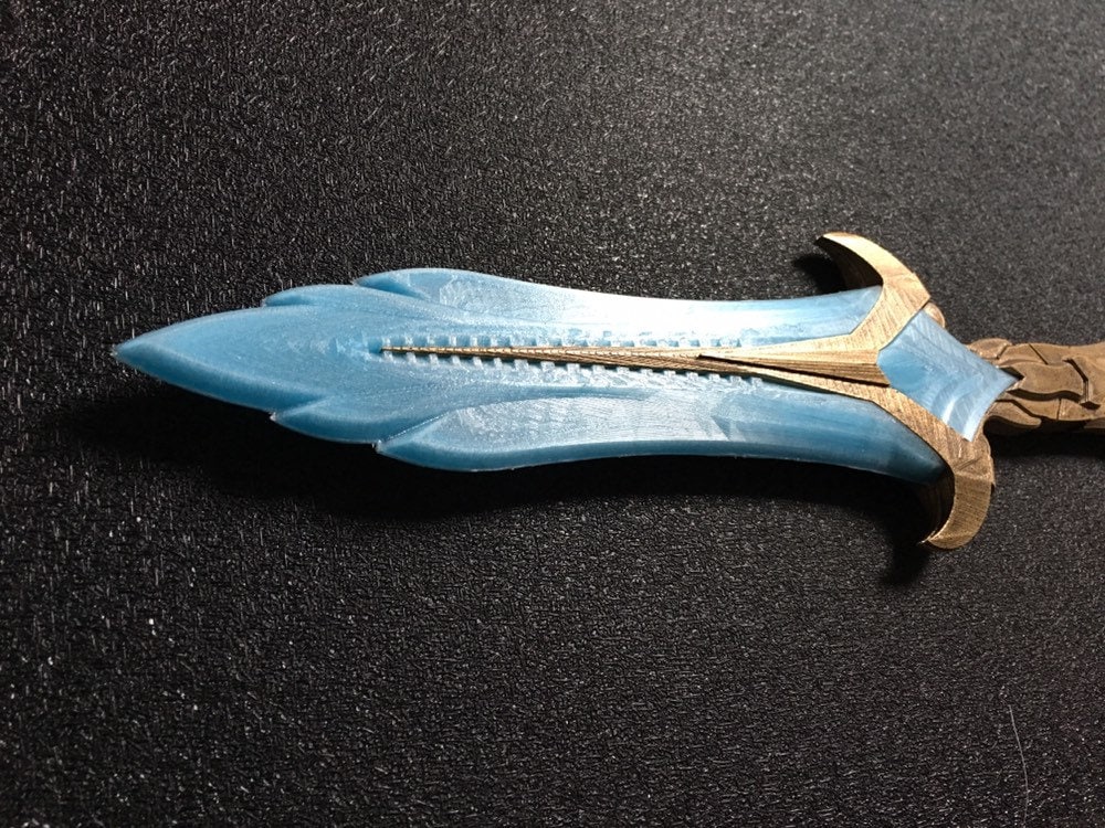 Skyrim Glass dagger 3D Printed Unofficial. US | Etsy