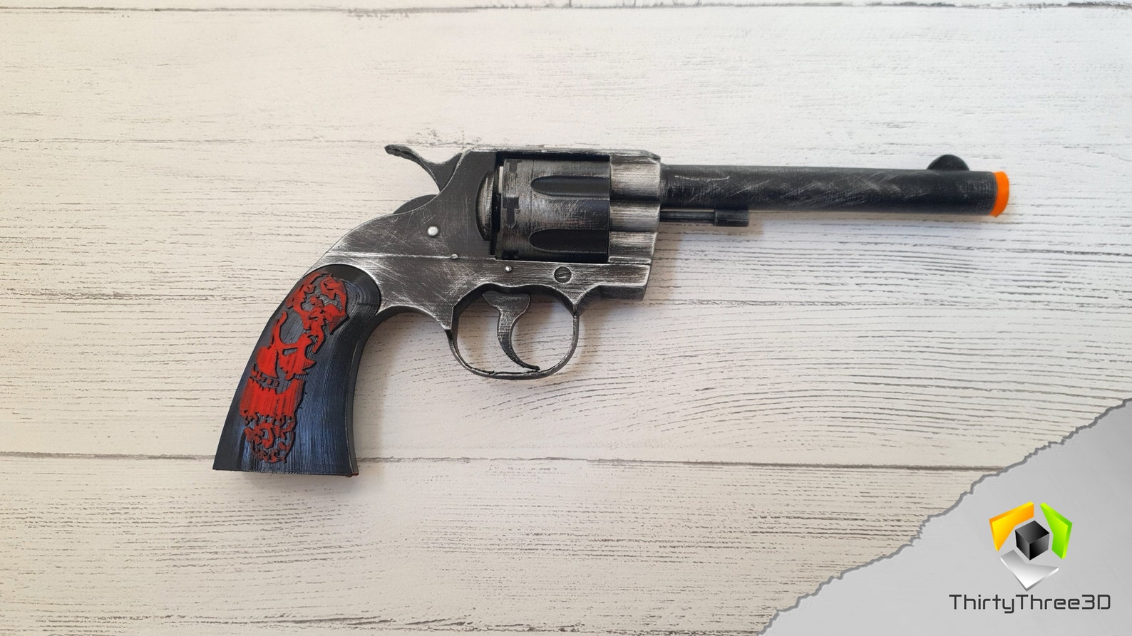 Micah's Revolver RDR2 3D Printed Unofficial. US - Etsy België