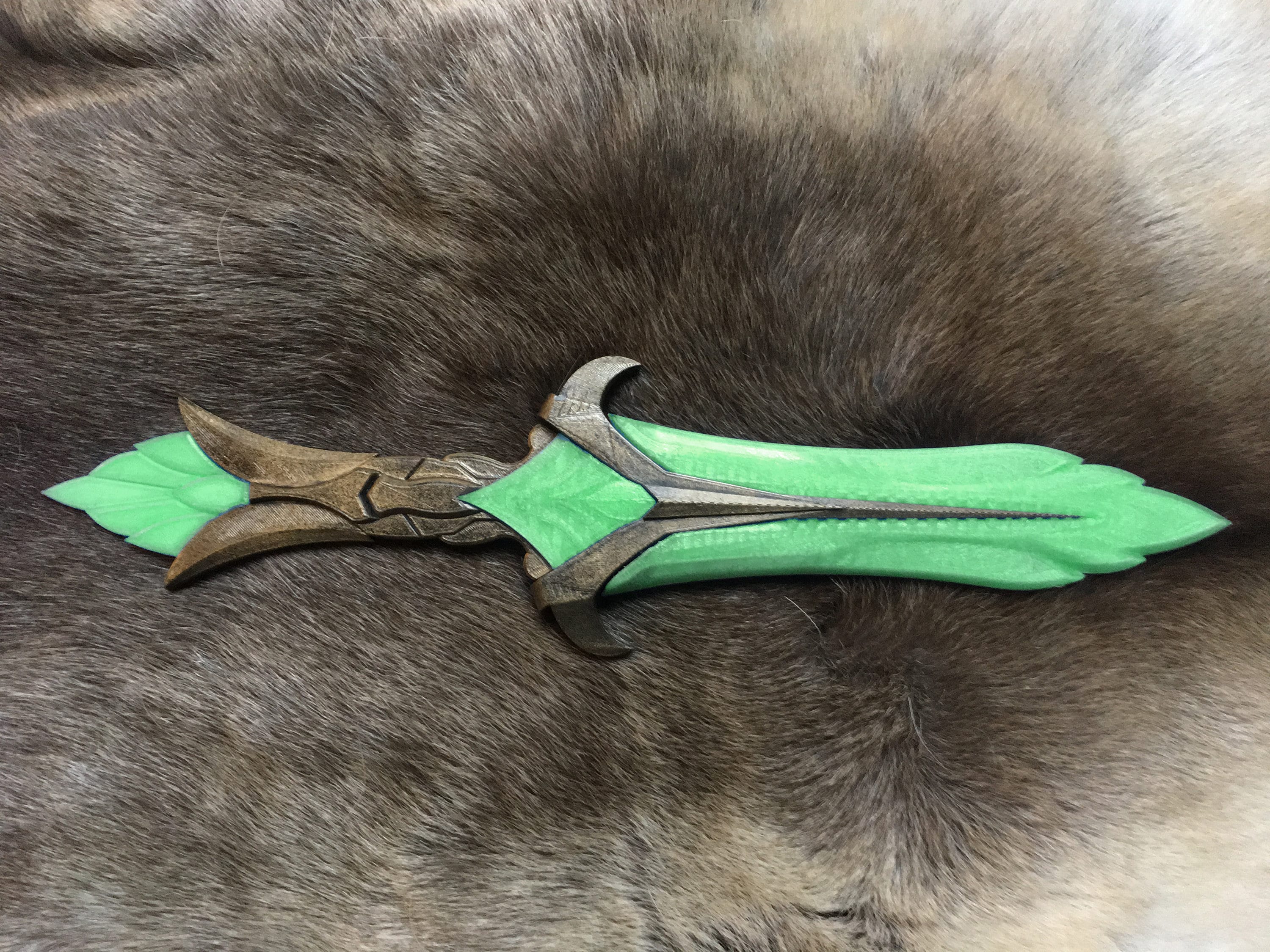 Skyrim Glass dagger 3D Printed Unofficial. US | Etsy