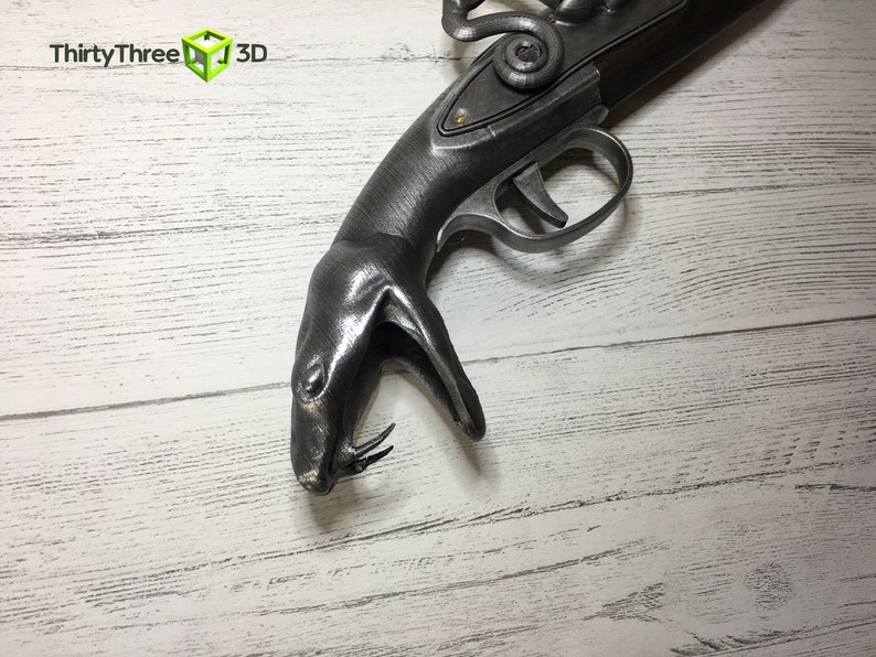 Flintlock Pistol, 3D Printed, Mechanised, US - Etsy UK