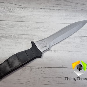 Leon Kennedy Resident Evil Stars Dagger/knife , 3D Printed, Unofficial ...