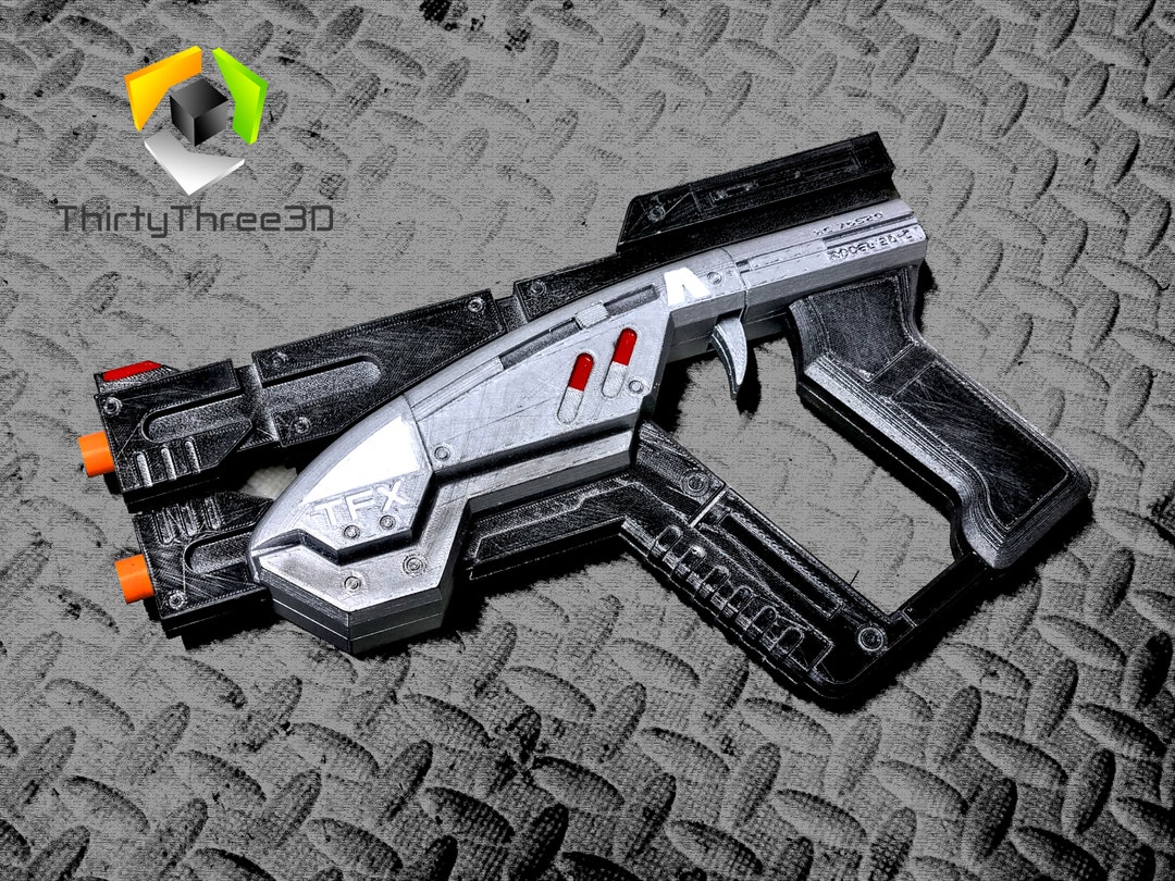 Predator Mass Effect Hand Gun, 3D Printed, unofficial US - Etsy