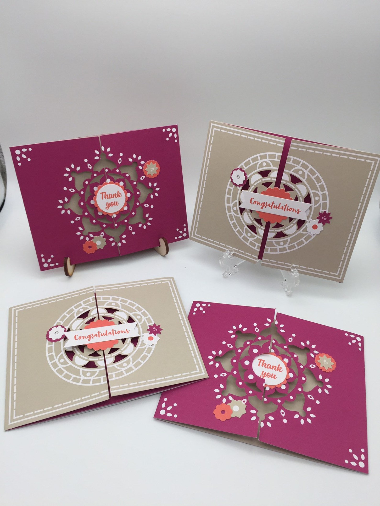 Thank You and Congratulations Card Pack - Etsy