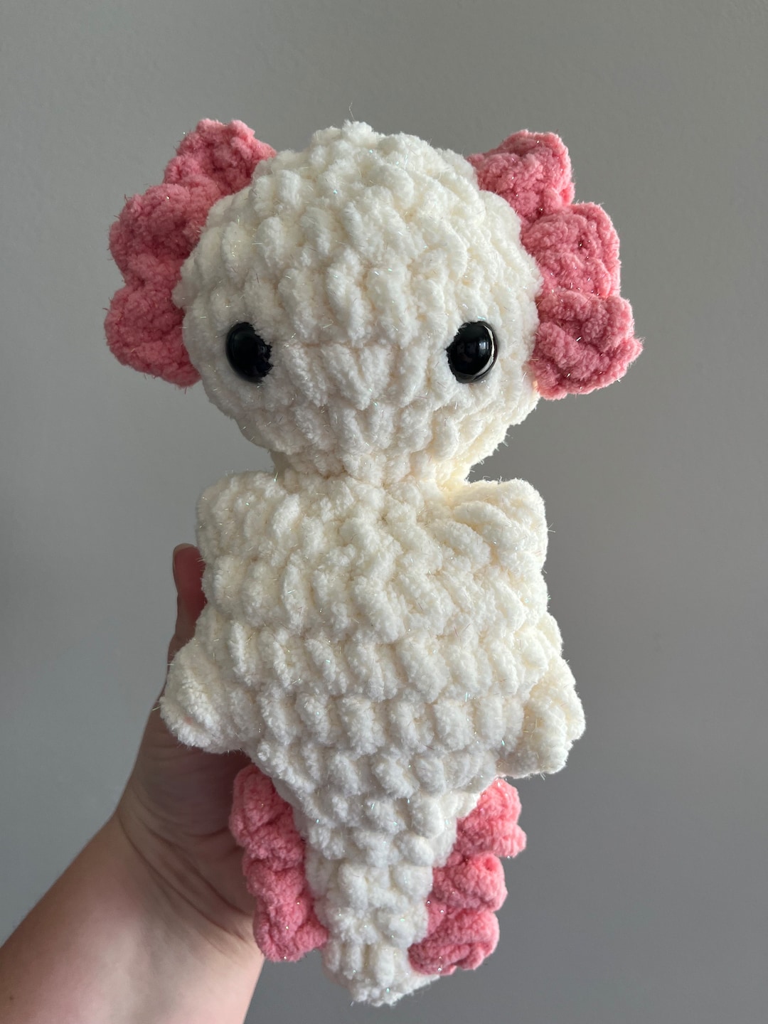 Chunky Axolotl, Amigurumi, Minecraft Inspired, Ready to Ship - Etsy