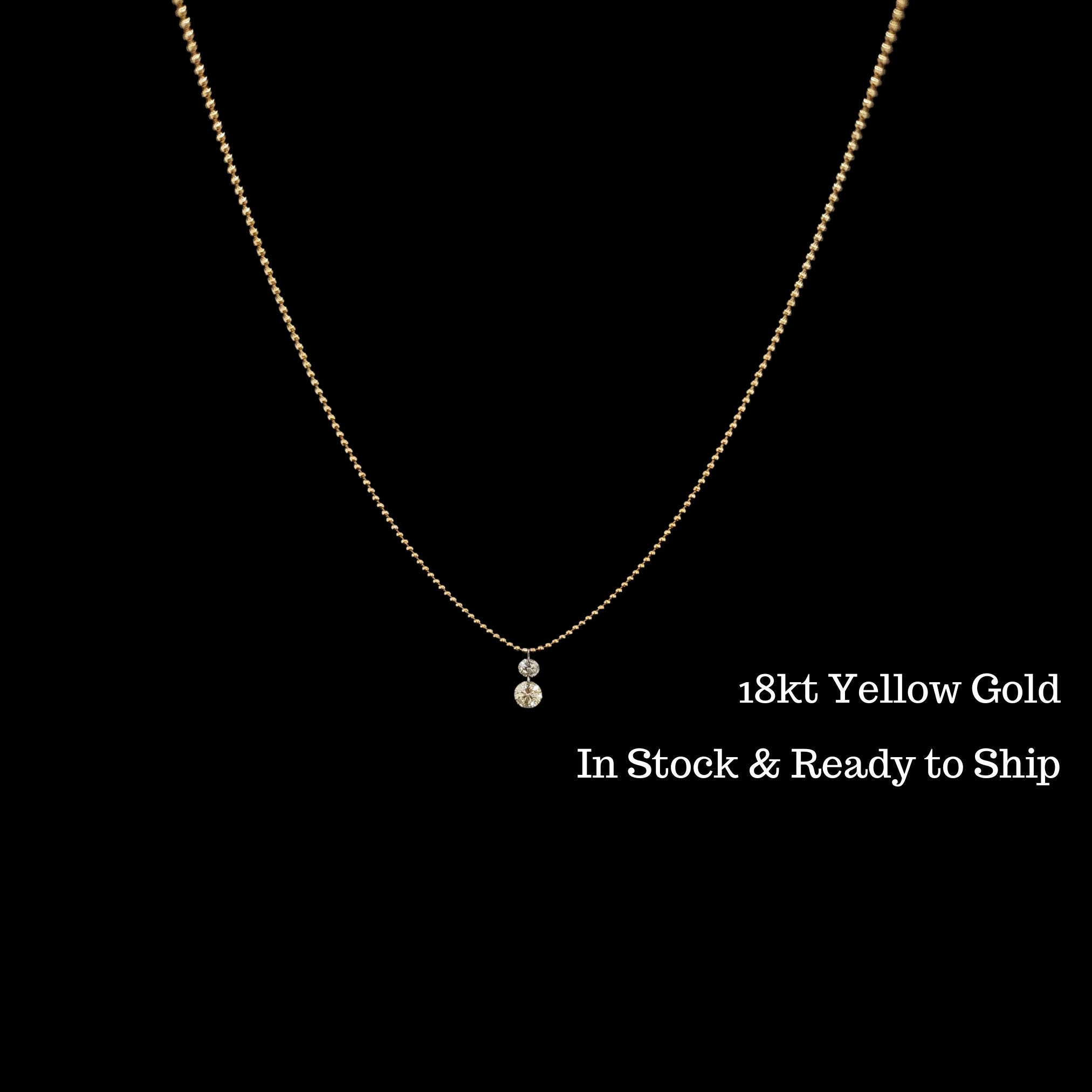 2 Diamond Necklace Custom Diamond Chain Custom Diamond Pendant Diamond ...