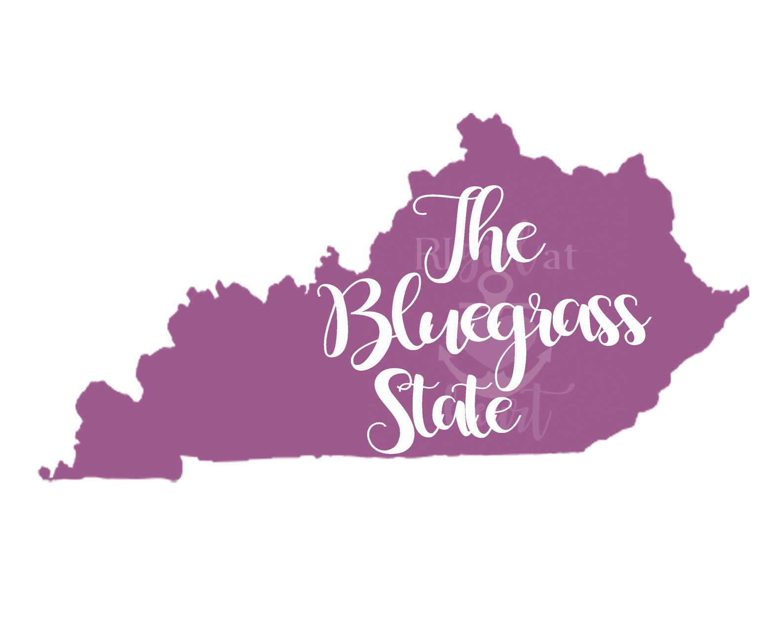 Kentucky Bluegrass State Print – State Nickname Wall Art (digital ...