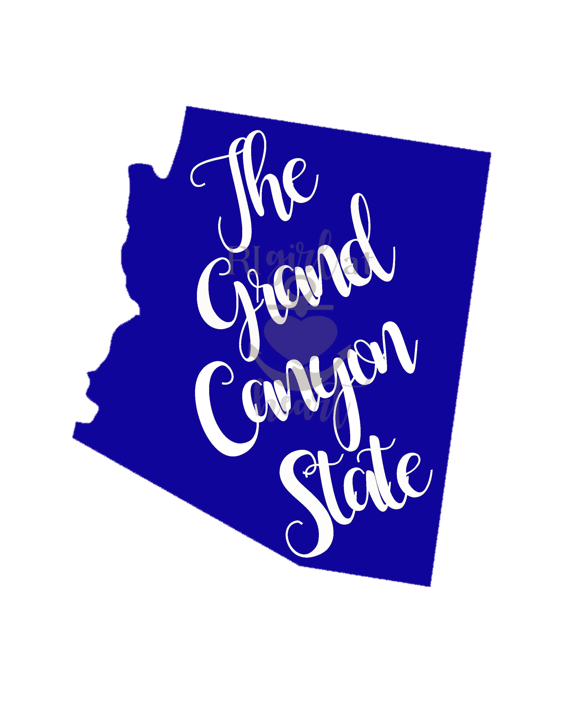 Arizona State Nickname the Grand Canyon State INSTANT - Etsy