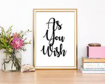 Princess Bride as You Wish Svg - Etsy