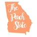 Georgia State Nickname - the Peach State - INSTANT DIGITAL DOWNLOAD ...