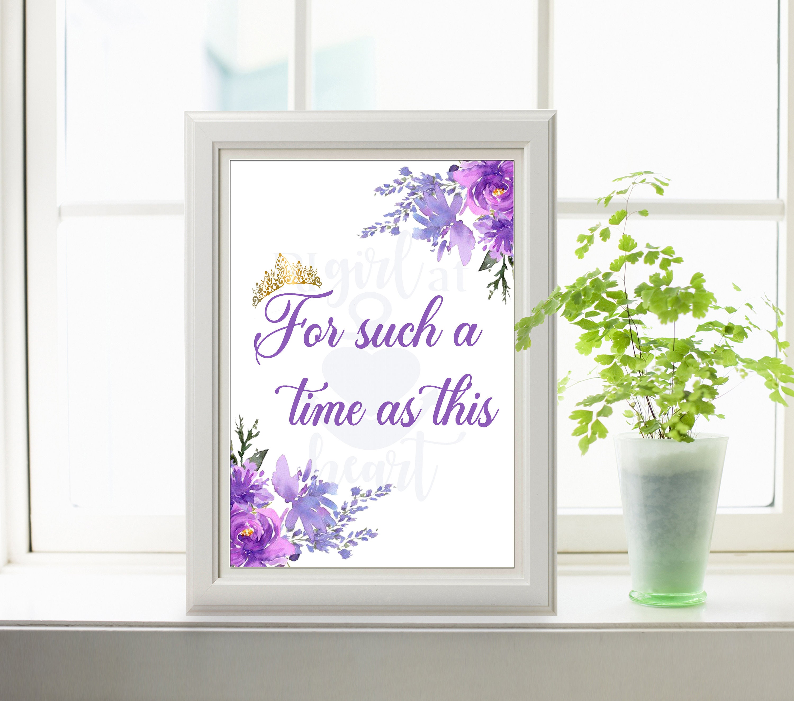 Esther 4:14 INSTANT DOWNLOAD for such a time as this Bible | Etsy