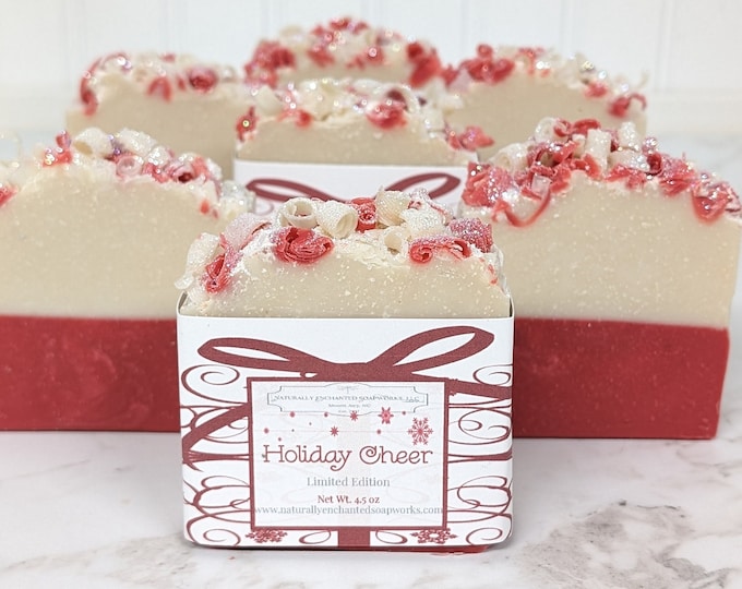 Holiday Soap Bar, Bath Soap, Christmas Soap, Soap Gift, Stocking ...