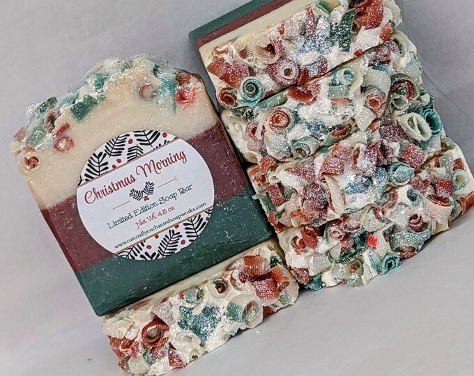 Holiday Soap Bar, Bath Soap, Christmas Soap, Soap Gift, Stocking ...