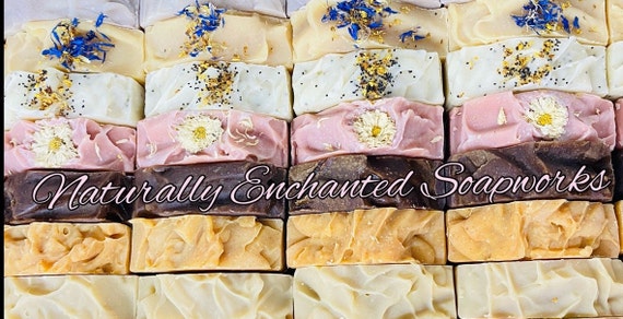 Natural Soap Bars Handcrafted Bath Soaps Clay Soap Palm Oil - Etsy
