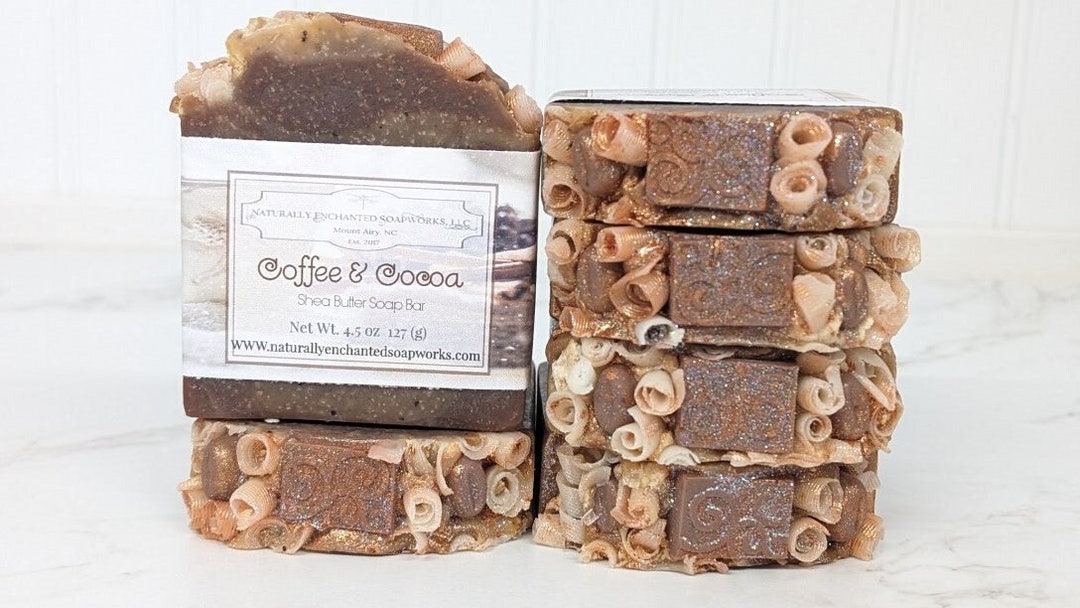 Holiday Soap Bar, Coffee & Cocoa Soap Bar, Christmas Soap, Soap Gift ...
