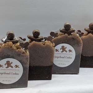 Holiday Soap Bar, Gingerbread Cookie Soap, Christmas Soap, Soap Gift ...