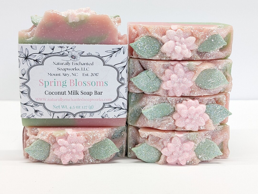 Handmade Soap, Artisan Soap, Spring Blossoms Floral Soap, Decorative ...