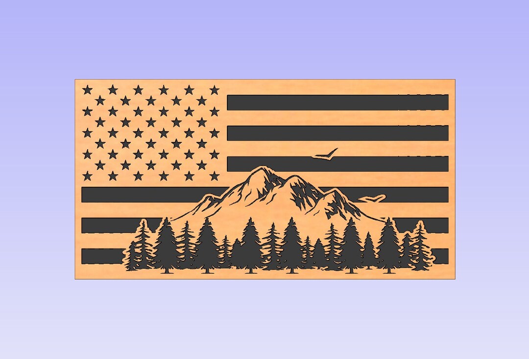 Mountain Range (dxf Only) Cnc and Laser - Etsy