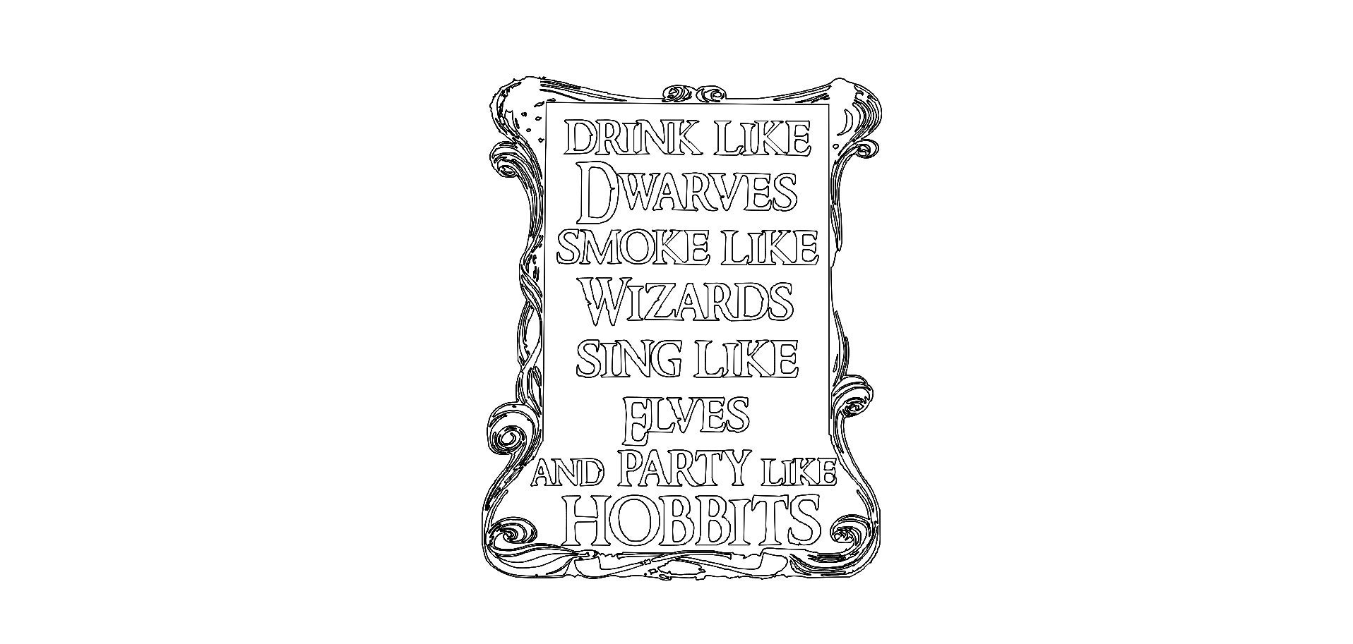 Fantasy Pub Dxf File (for CNC or Laser Lightburn Software) - Etsy