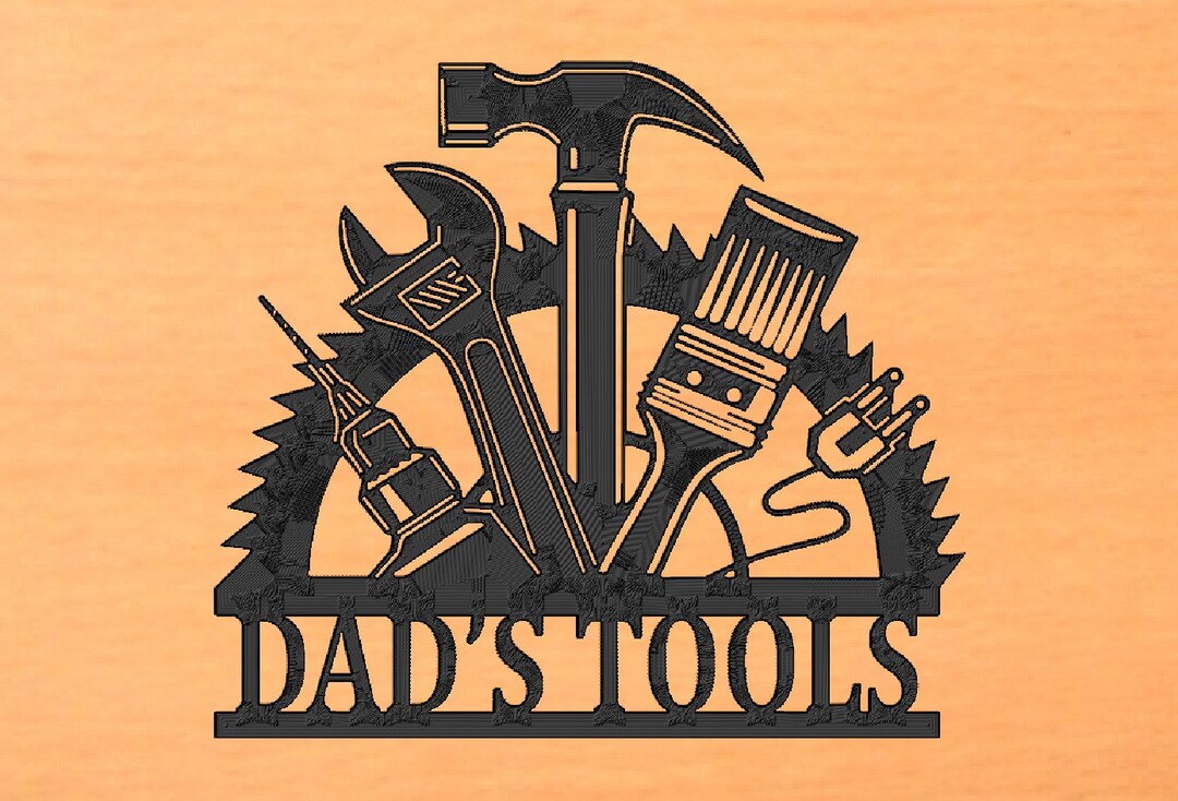 Dads Tools Dxf File cnc Only - Etsy