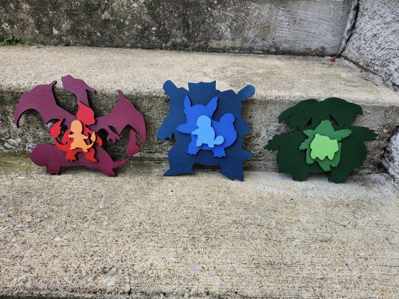 Gen 1 Evolution Bundle Layered Dxf Svg (cnc and Laser Cut Files) - Etsy