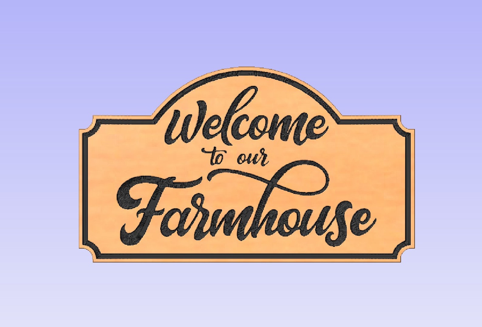 Welcome Sign Bundle Dxf File Svg File (for CNC or Laser Lightburn ...