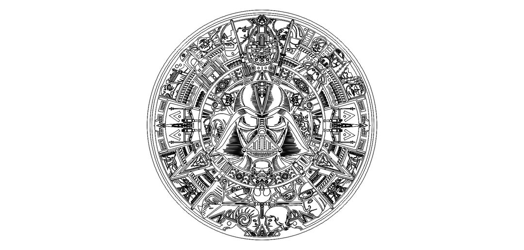 Aztec Calendar Dxf File (for CNC or Laser Lightburn Software) - Etsy