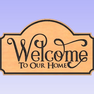 Welcome Sign Bundle Dxf File Svg File (for CNC or Laser Lightburn ...