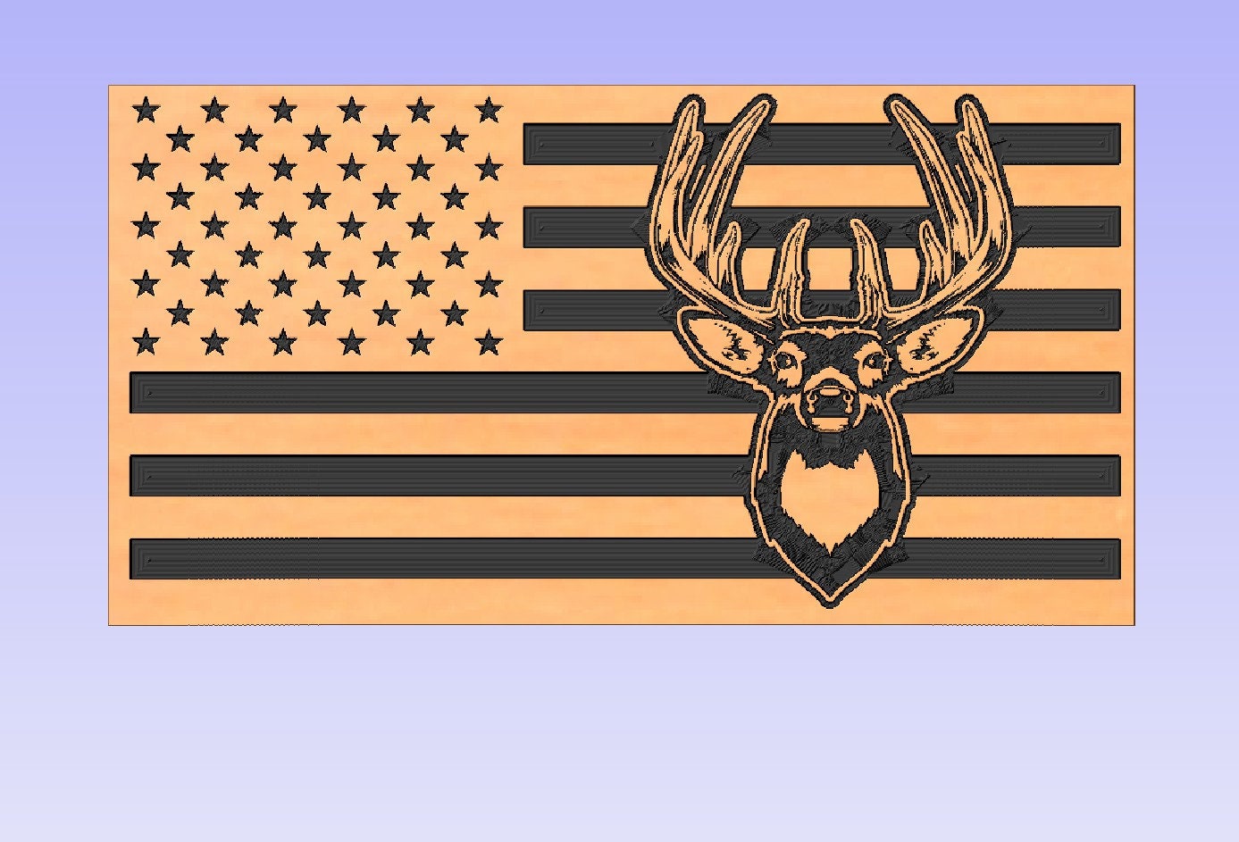 Hunter Bundle Dxf File (for CNC or Laser Lightburn Software)cnc File ...