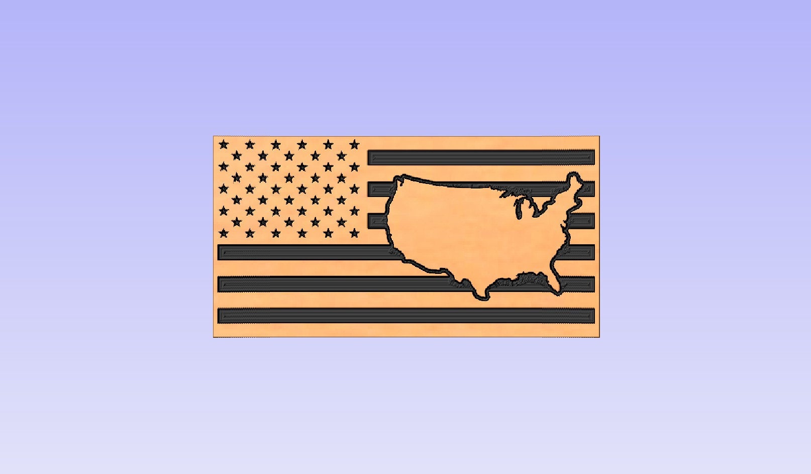 US States Flag Bundle Dxf File (for CNC or Laser Lightburn Software)cnc ...
