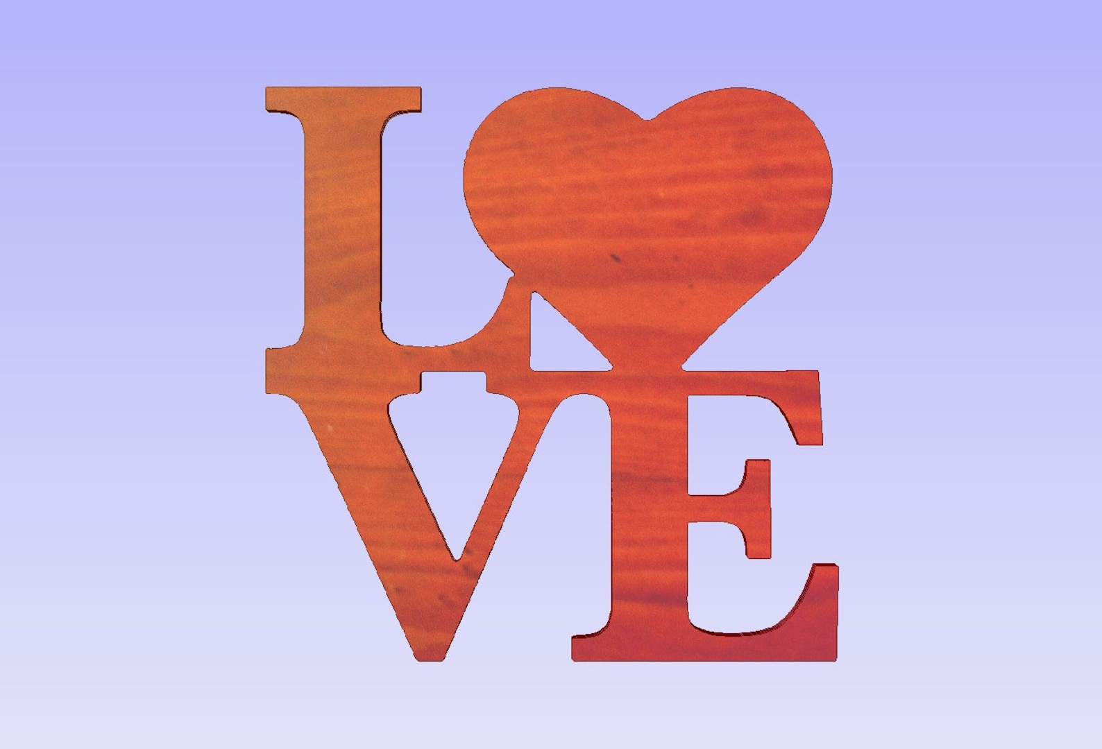 Love Sign (dxf Only) Cnc Cut File - Etsy