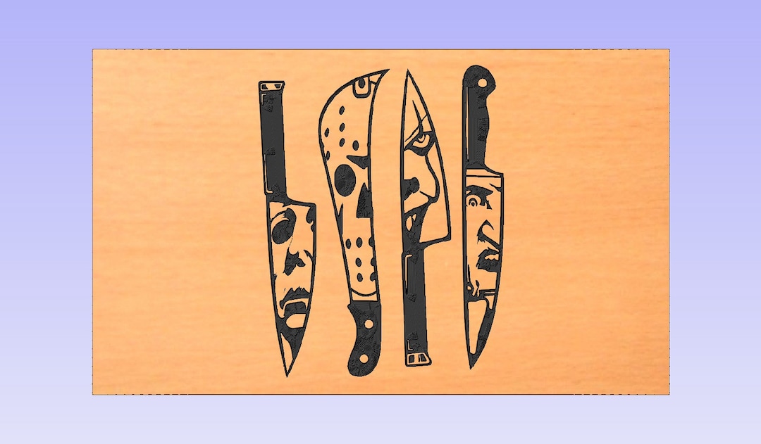 Killer Knives Dxf File (cnc Only) - Etsy