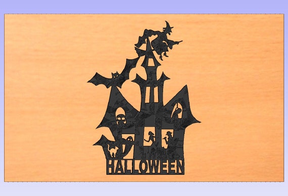Halloween H Dxf File cnc Only - Etsy
