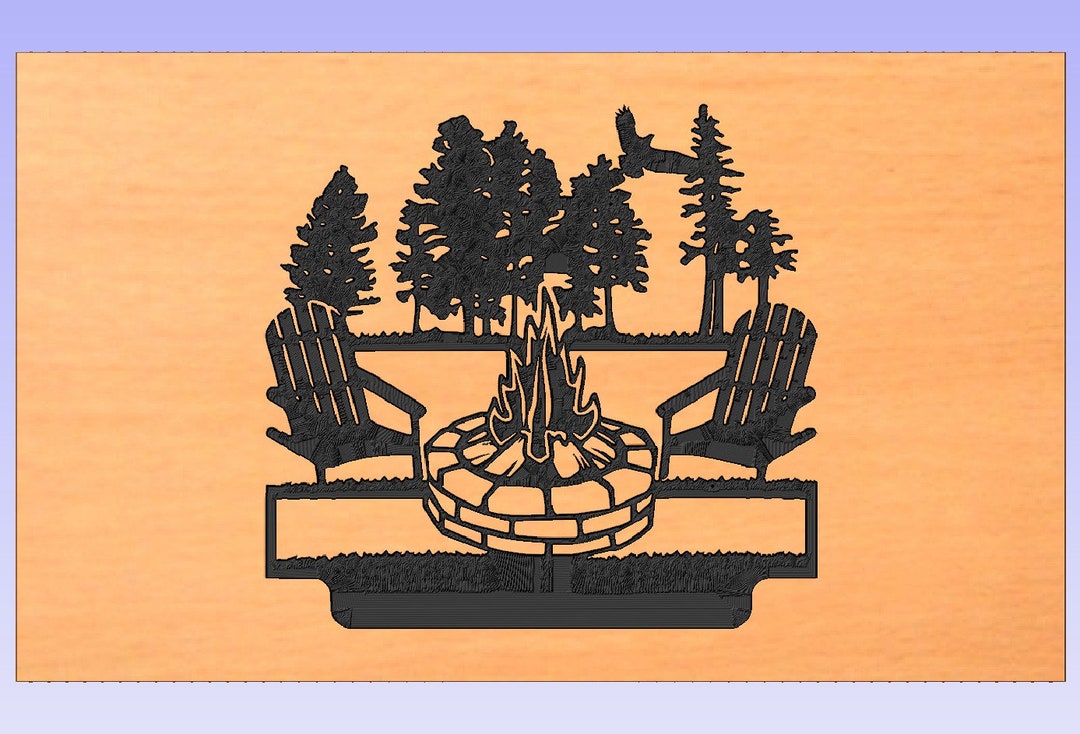 Fire Pit Dxf File (cnc Only) - Etsy