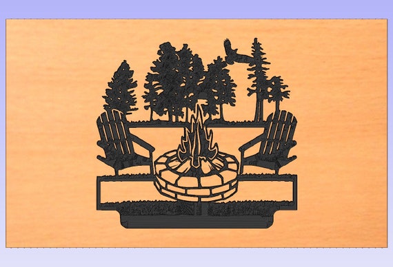 Fire Pit Dxf File cnc Only - Etsy