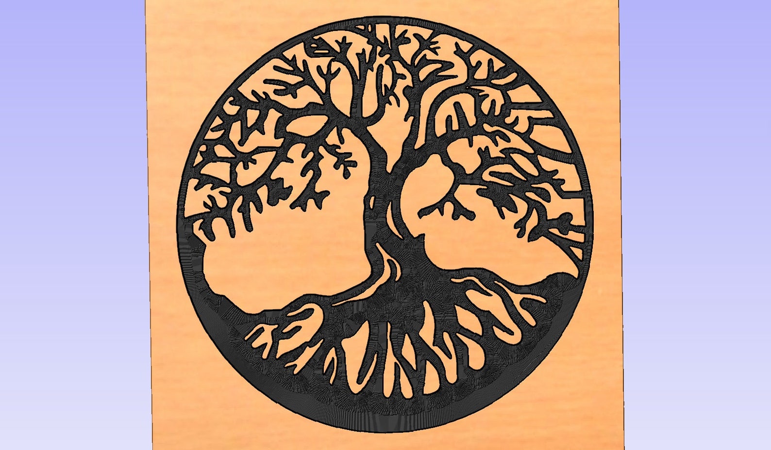 Tree Of Life Dxf Cnc File Etsy