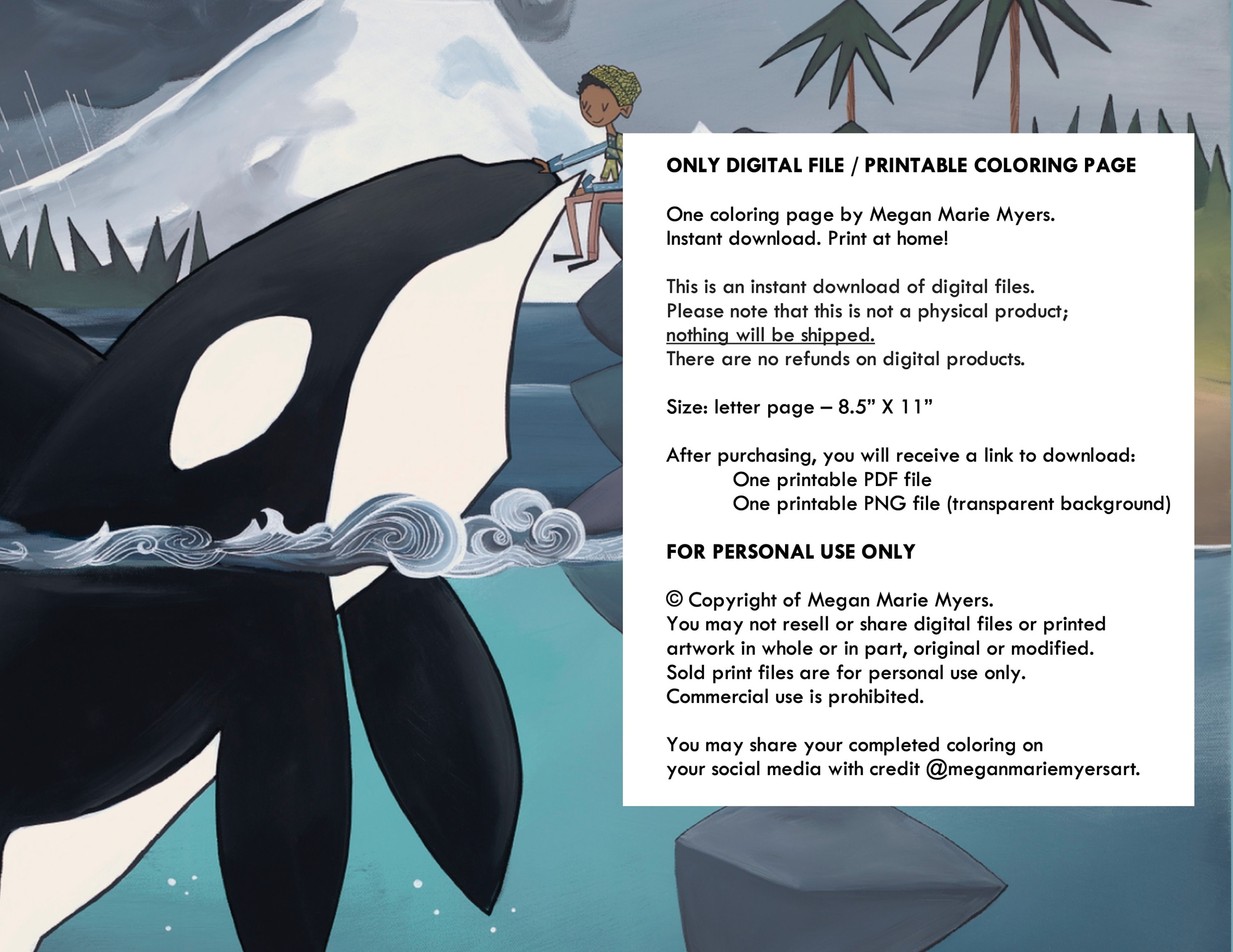 Killer Whale Coloring Pages To Print