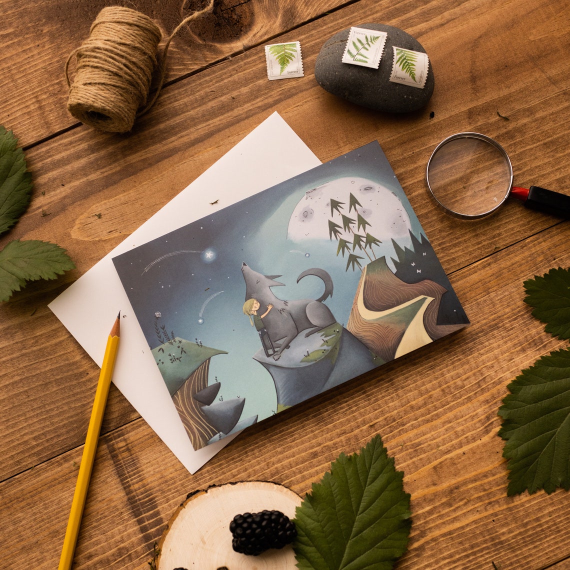 Blank Card - Greeting Card - Shooting Star (design 65) - Etsy