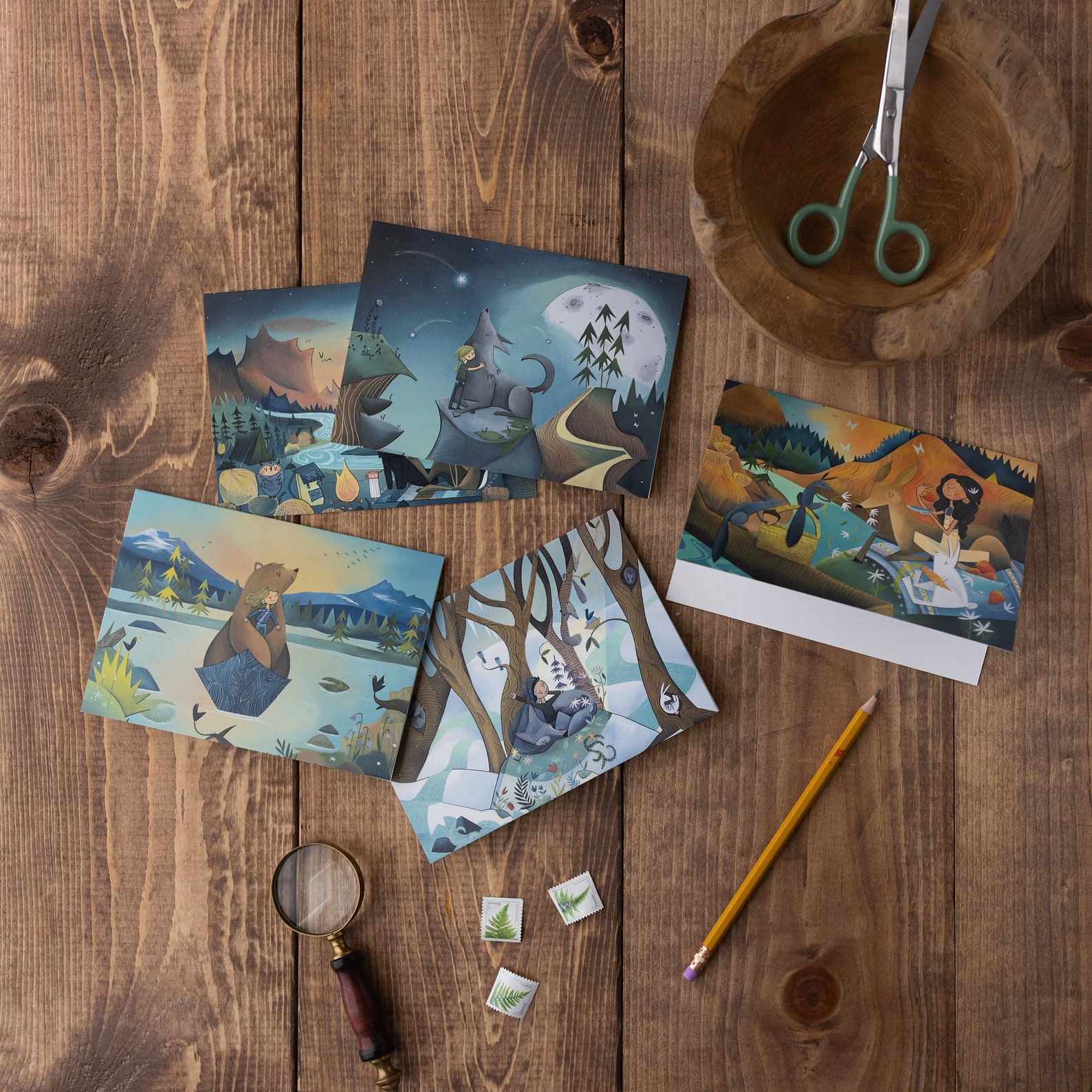 5 Pack Greeting Cards Mix and Match Designs - Etsy