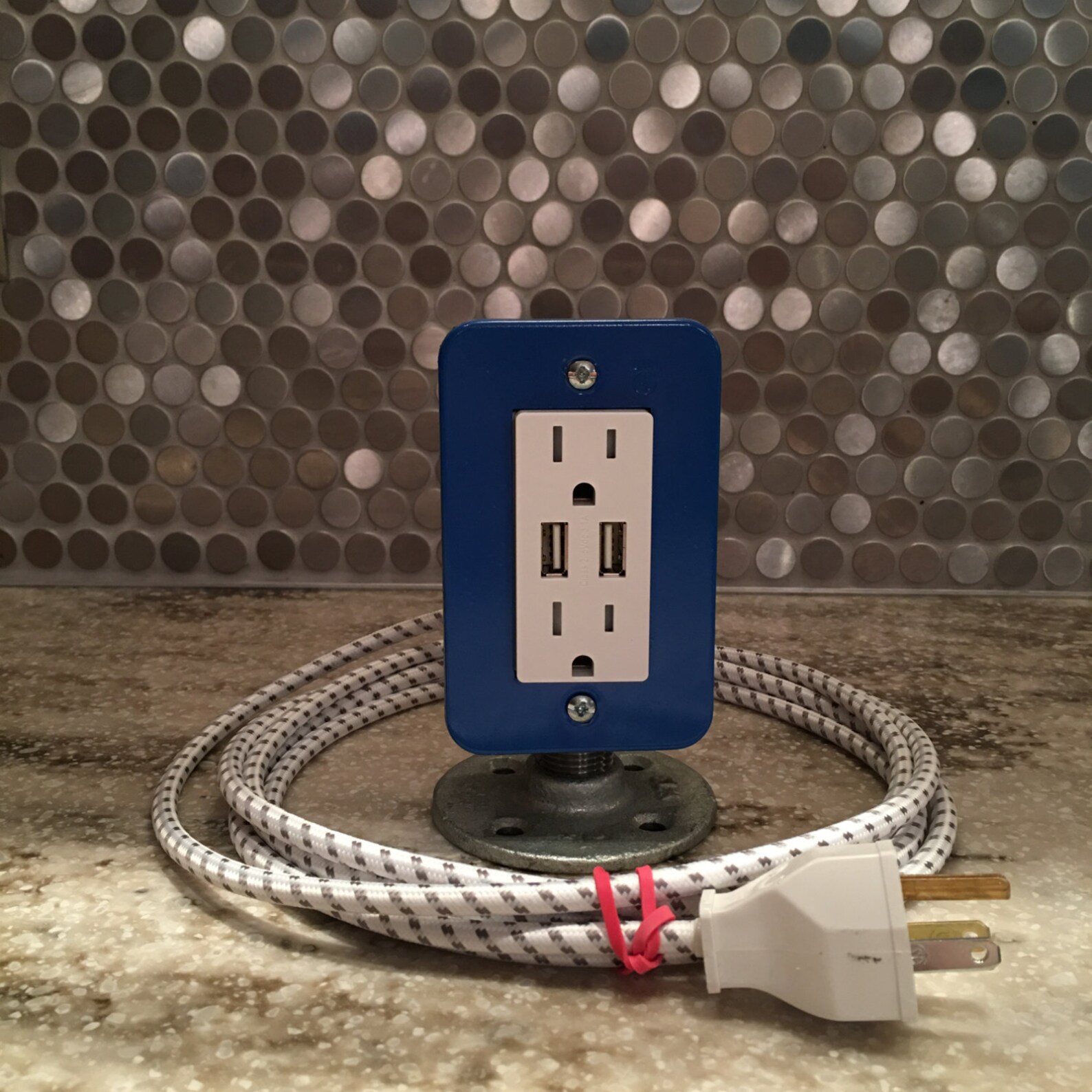 Blue USB Power Charging Station - Etsy
