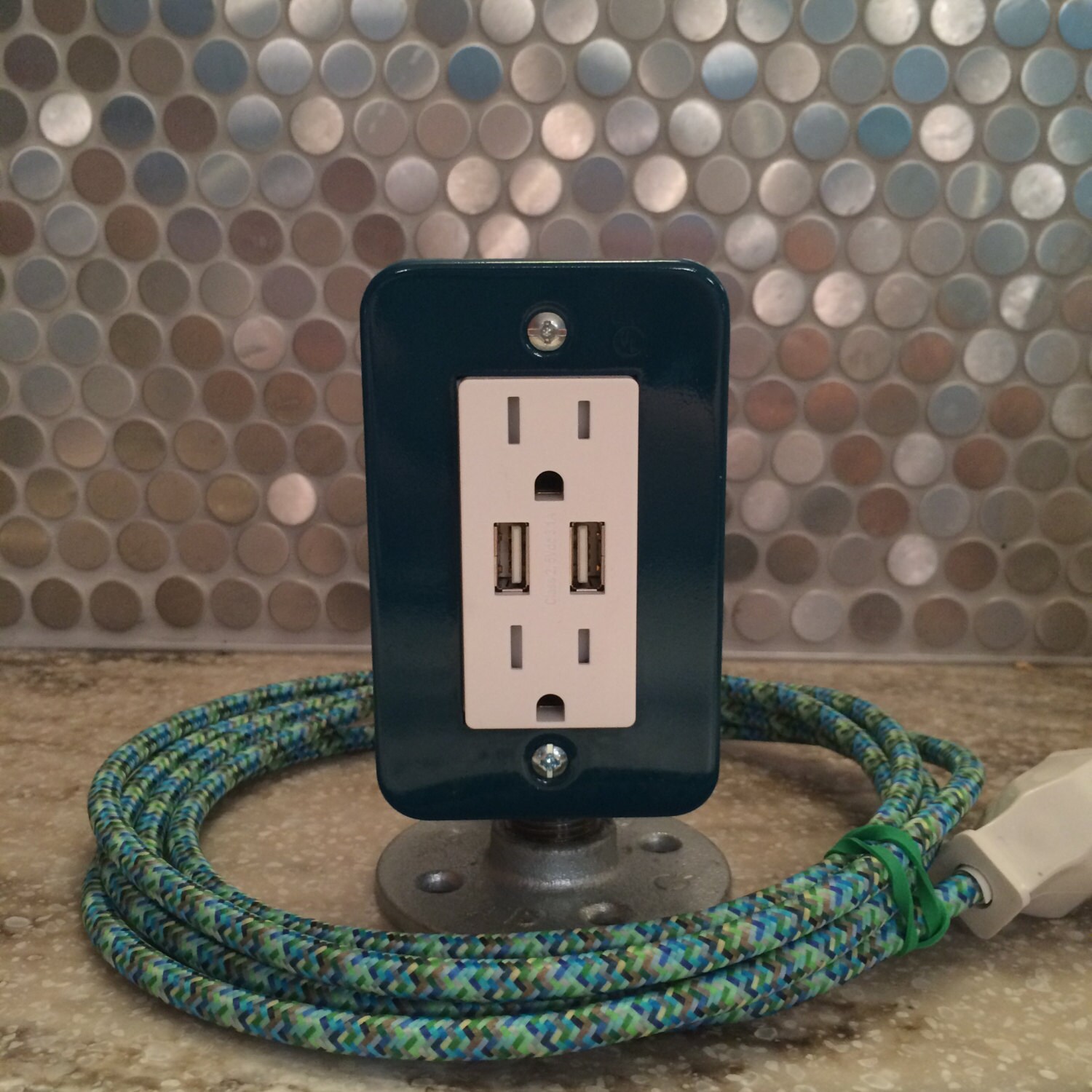 Teal USB Power Charging Station - Etsy