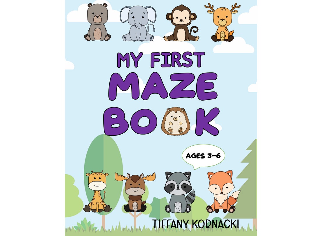 My First Maze Book: Animal Mazes for Kids Ages 3-6 (digital Download ...