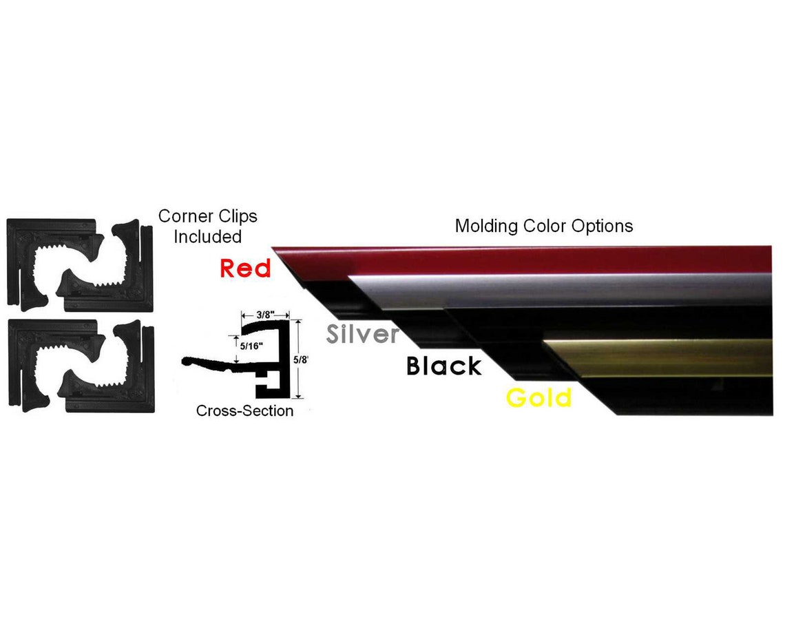 Quadro Frames 9x10 Inch Picture Frame Style P375 3/8 Inch | Etsy