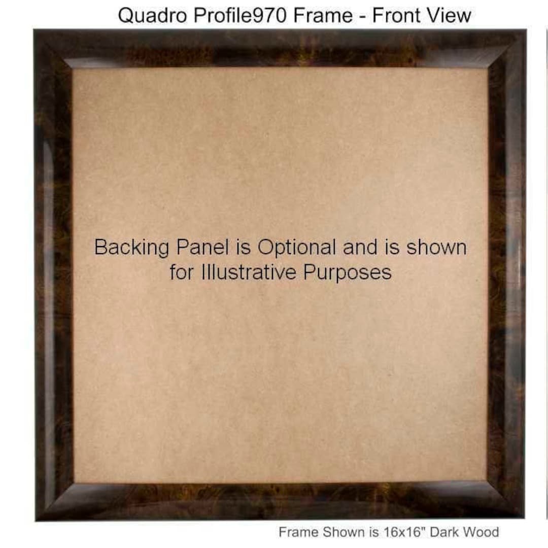Quadro Frames 20x20 Inch Picture Frame, Style P970 - 1.5 Inch Wide ...