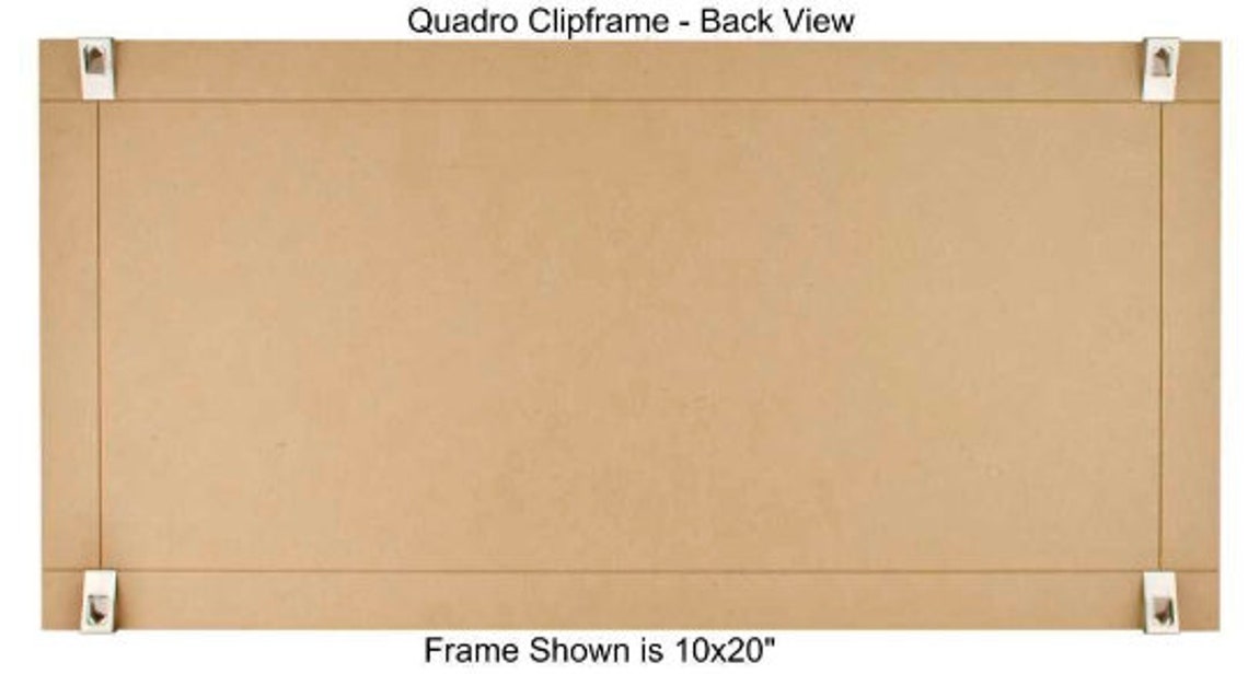 Quadro Frames 8x24 Letter Art Photo Frame - Clip Frame Style With Cream ...