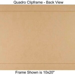 Quadro Frames 8x24 Letter Art Photo Frame - Clip Frame Style With Cream ...