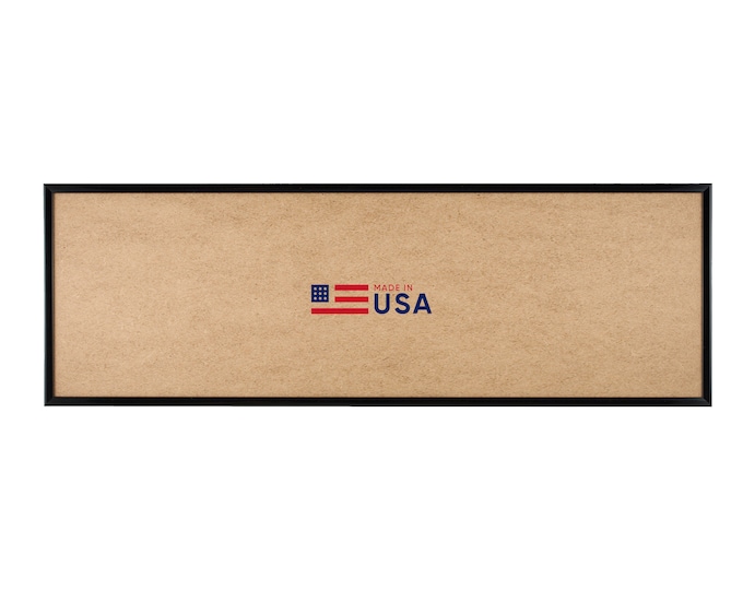 Huge Vtg Solid Wood Panoramic Frame for 20 X 8 Inch Photo or Smaller ...