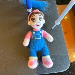 Ms Rachel, Blippi, Needle Felted Ms Rachel, Doll, Toddler Toy, Bluey ...
