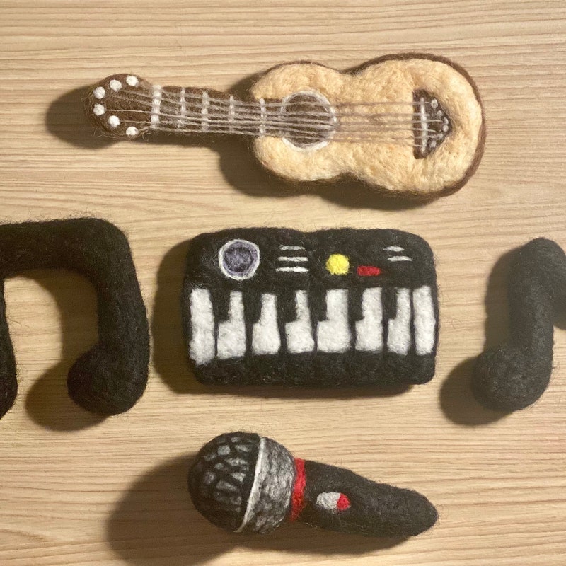 Felt Music Note - Etsy
