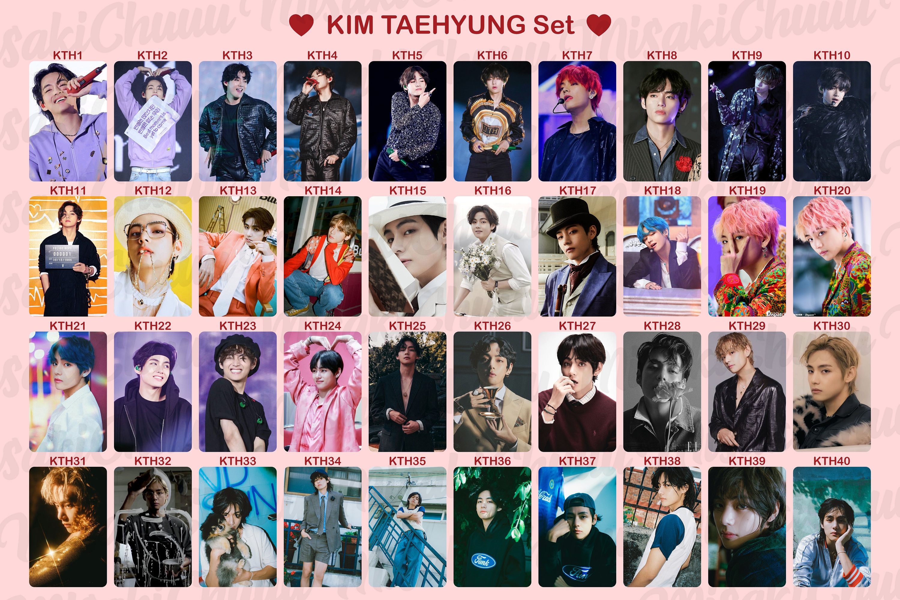 BTS Fanmade Photocards - Etsy